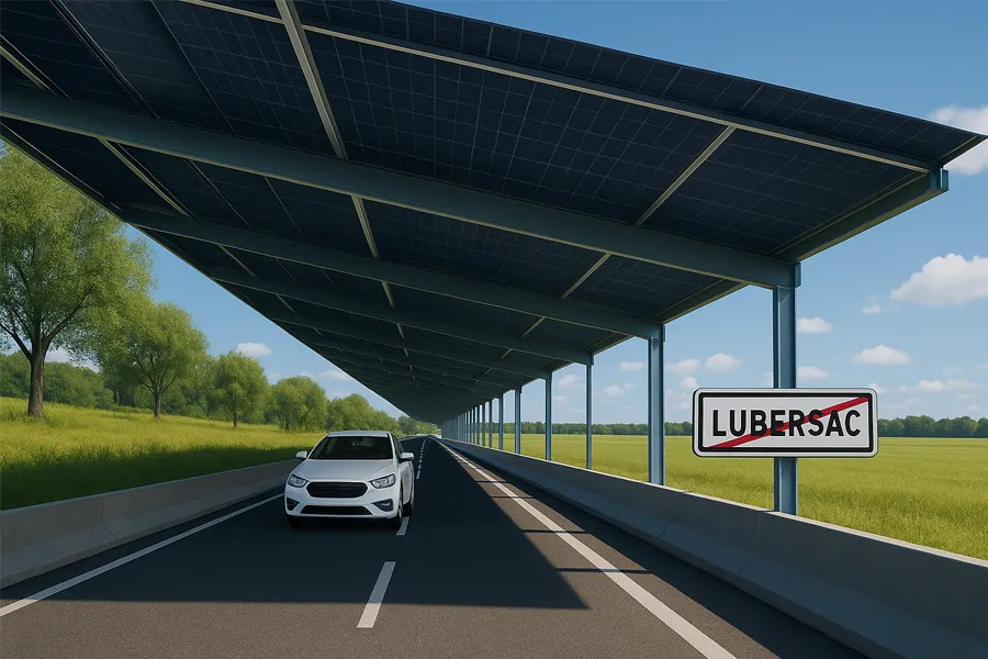 A Lubersac, la Corrèze veut construire la première « route solaire ...